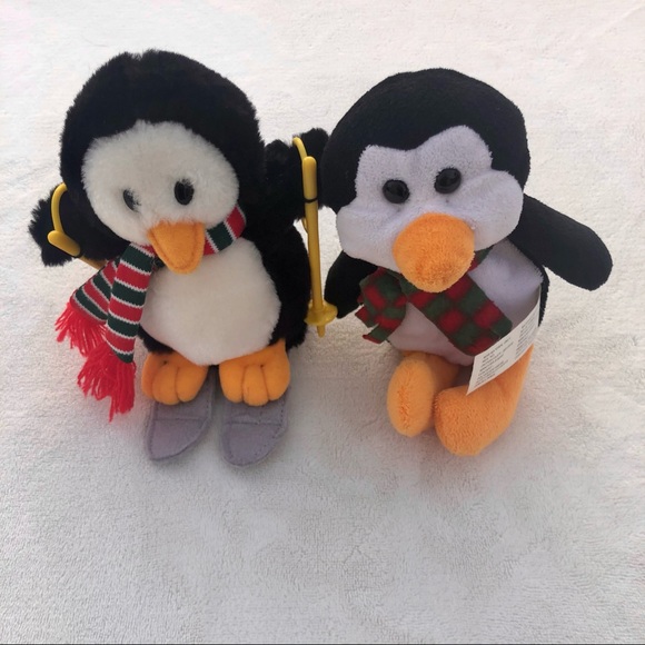 Russ | Toys | Russ Slopes Skiing Ski Plush Penguins Penguin Stuffed ...